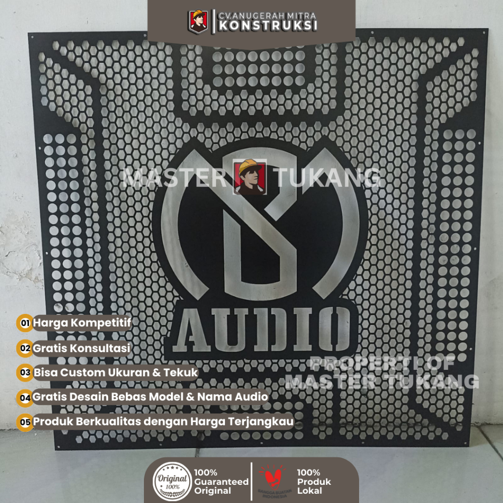 Jual MASTER TUKANG - Grill Sound System Box Planar 12 Inch Bebas Desain ...