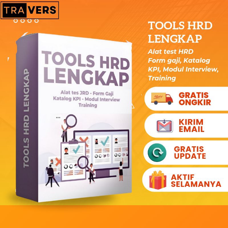 Jual Tools HRD DAN GA Lengkap. Form Tabel Gaji + SOP HRD + Modul ...