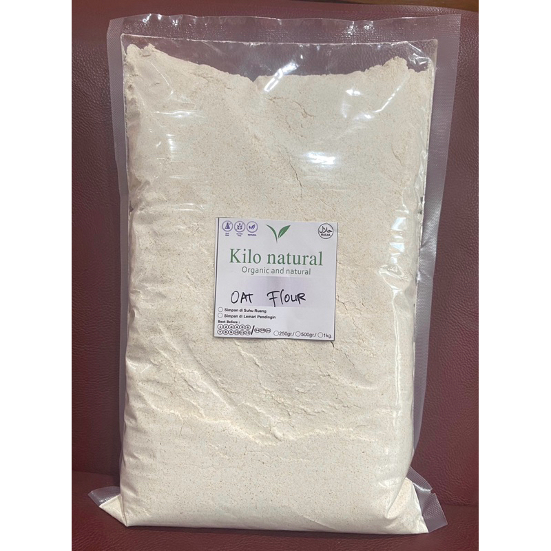 Jual Tepung Oat Halus 1kg / Exstra Fine Oat Flour / Oatmeal Powder 1kg ...