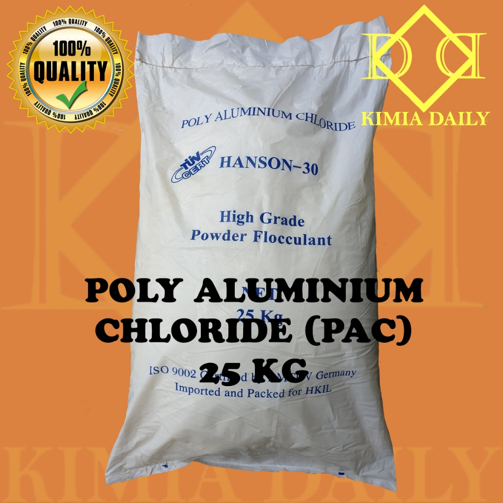 Jual PAC German / PAC Penjernih Air / Poly Alumnium Chloride - 25 Kg ...