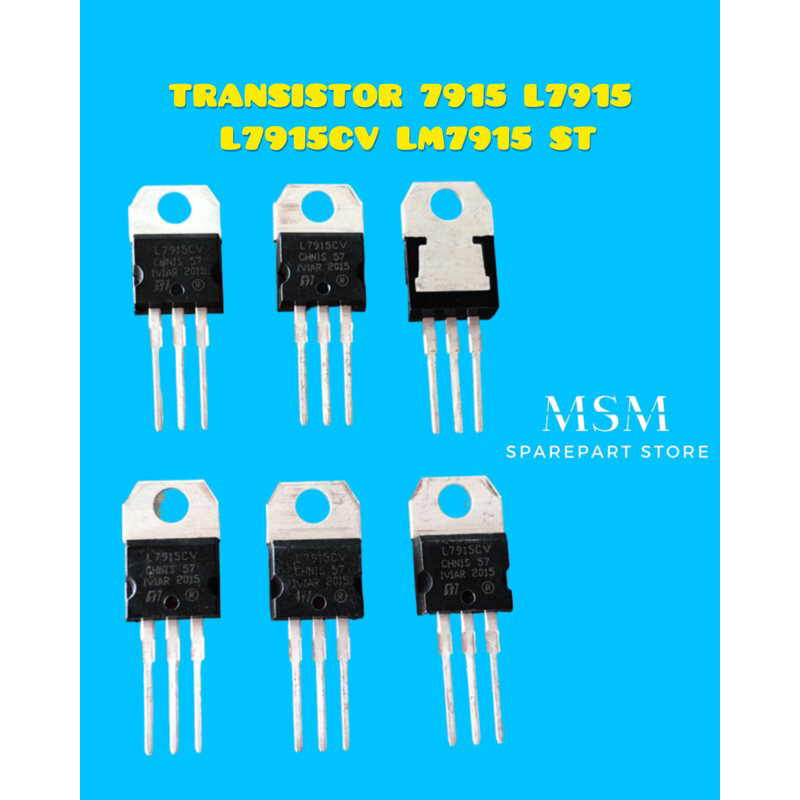 Jual TRANSISTOR 7915 L7915 L7915CV LM7915 ST | Shopee Indonesia