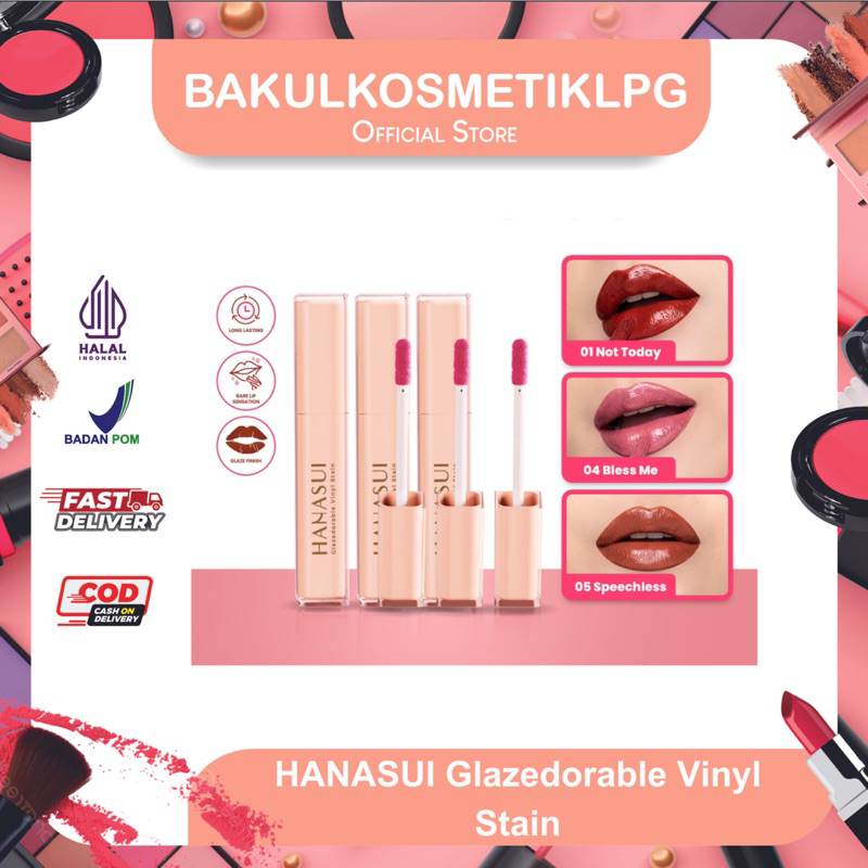 Jual HANASUI Glazedorable Vinyl Stain | Shopee Indonesia
