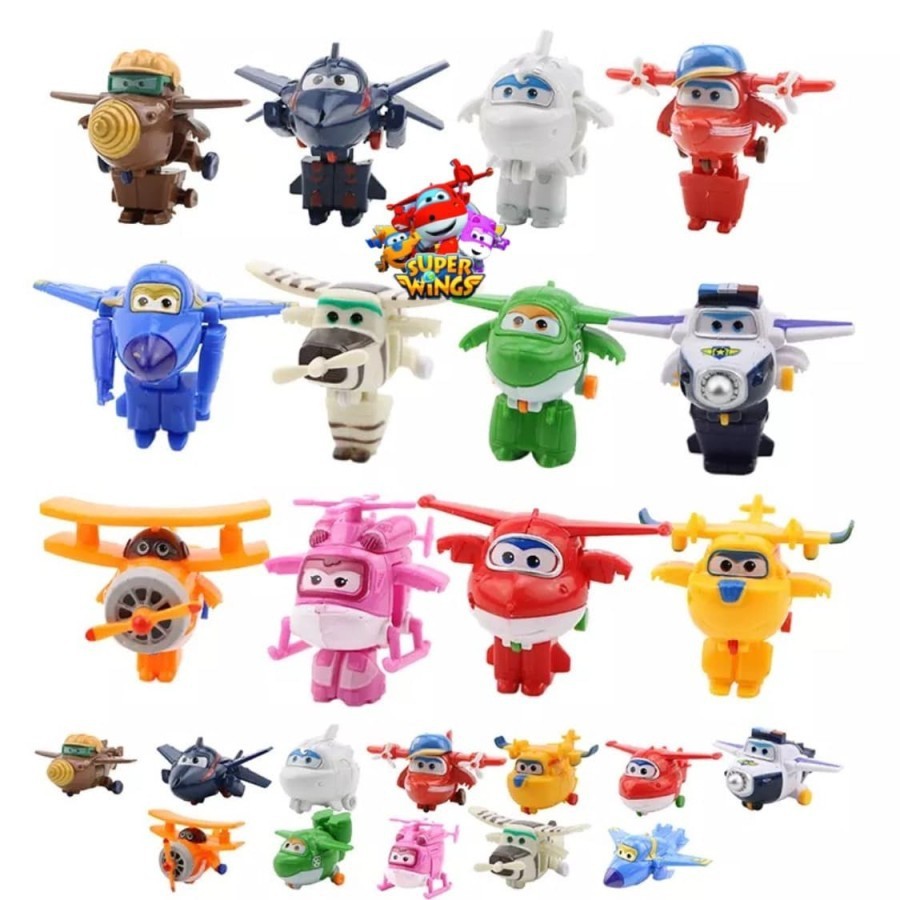 Jual Figure Super wings isi 12 pcs / Topper superwings set 12 pcs ...