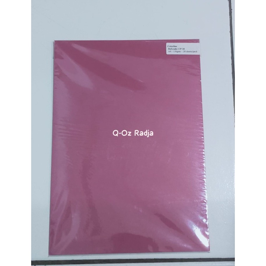 Jual Kertas Polos Warna A4 150 gr Merah Burgundy | Shopee Indonesia