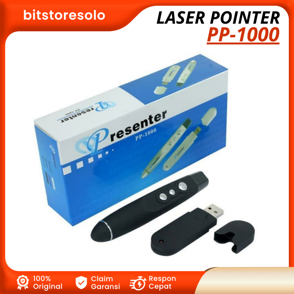 Jual Laser Pointer Presentation Alat Presentasi Wireless PP-1000 | Shopee Indonesia