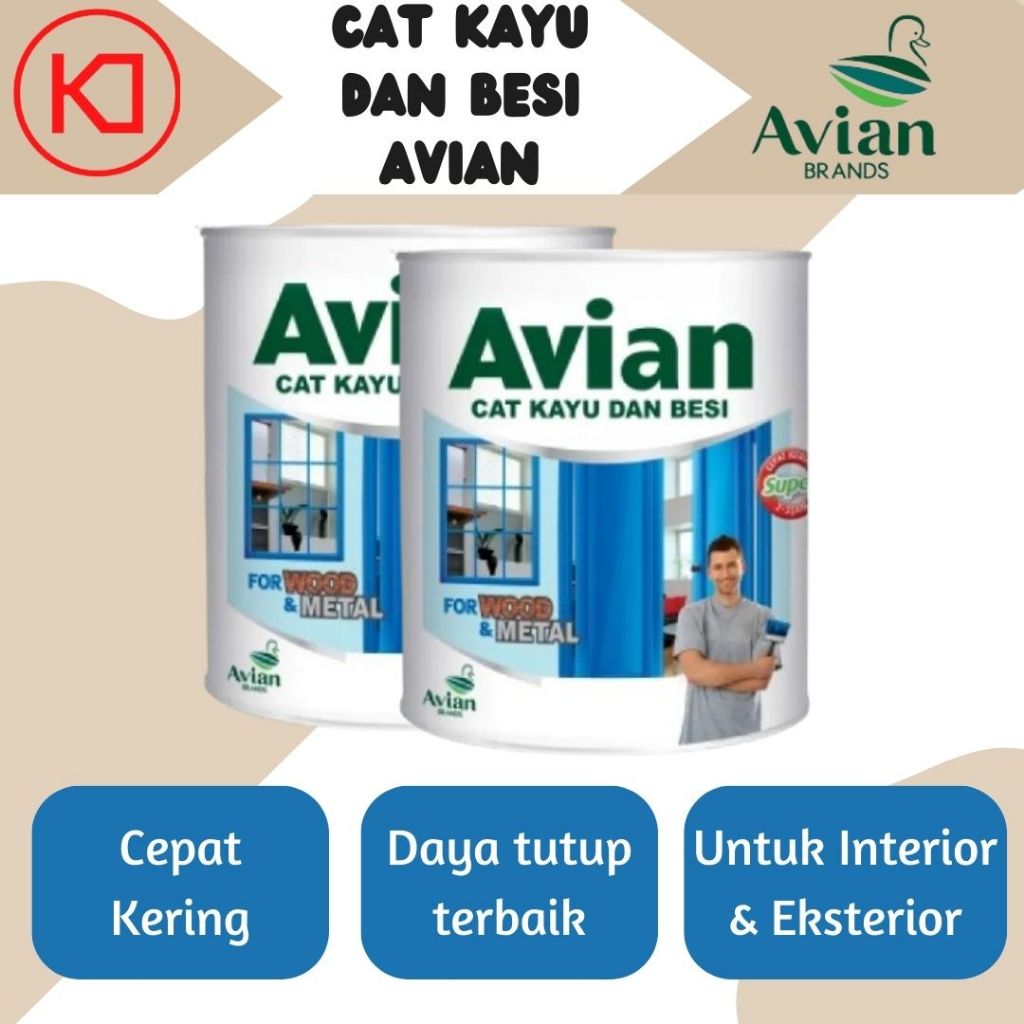 Jual Avian Cat Kayu dan Besi 100cc | Shopee Indonesia