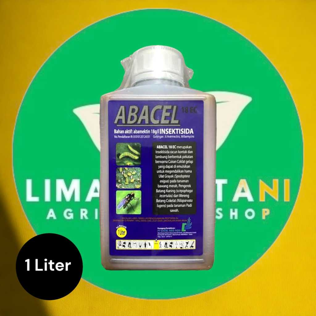 Jual INSEKTISIDA Merek EXCEL MEG INDO ABACEL 18 EC (1 liter) 100% ORI ...