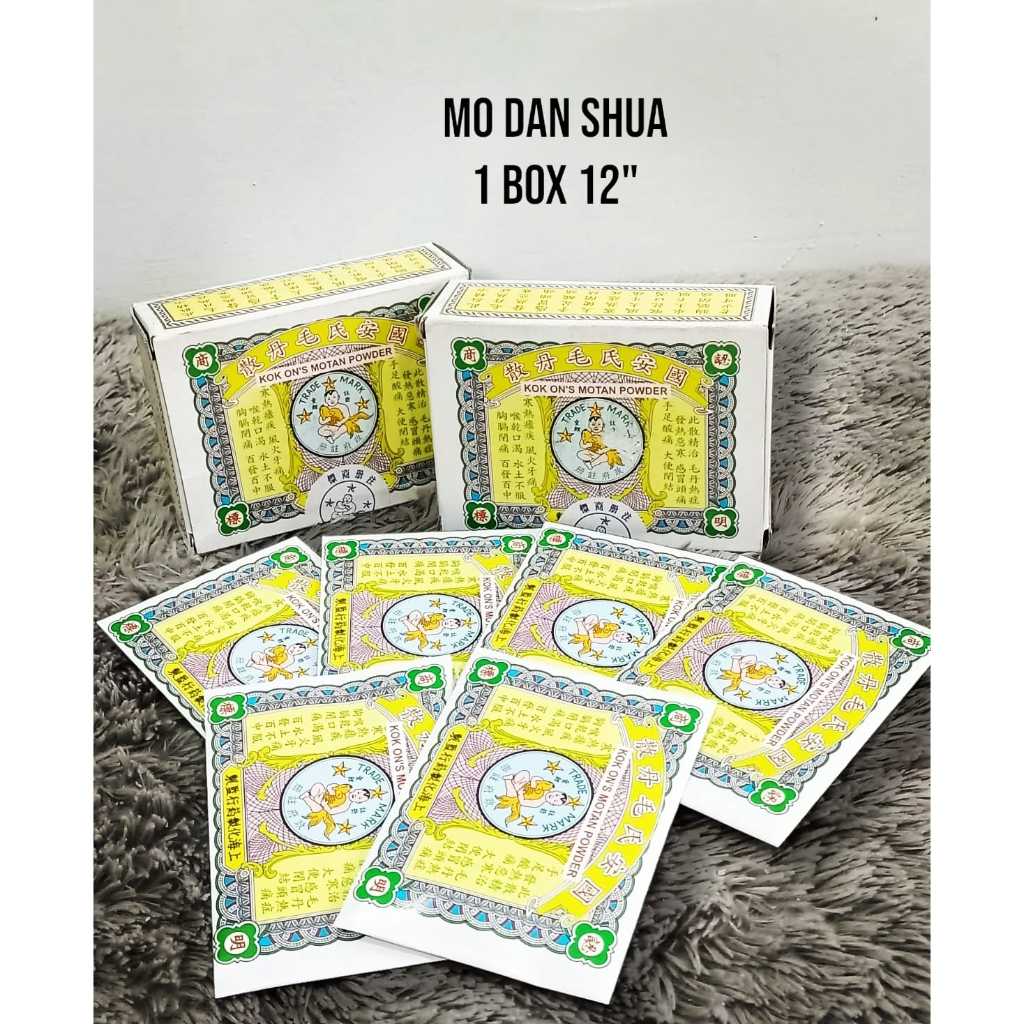 Jual Mo Dan Shua / Kok On's Motan Powder , Obat Tradisional Buat Demam ...