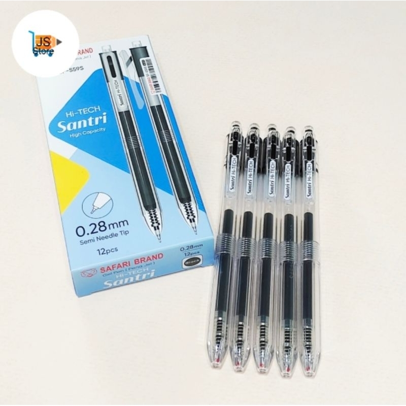 Jual Pen Pulpen Ballpoint Hi-Tech Santri 0.28mm / Bulpoin Bolpen High ...