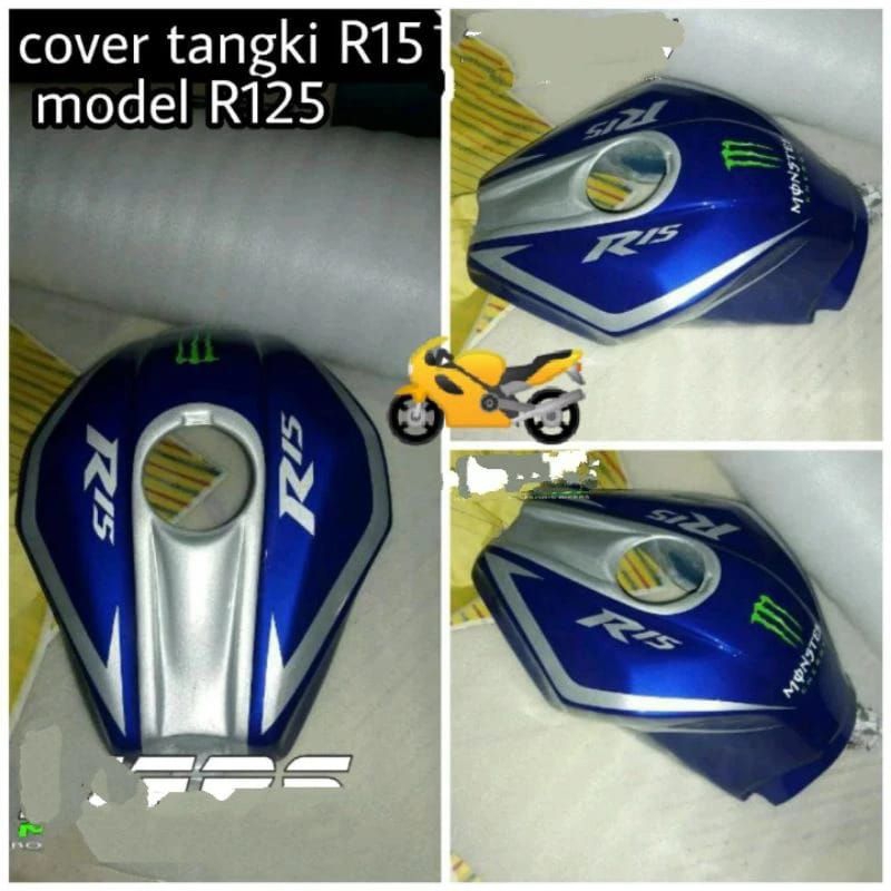 Jual Cover tangki Yamaha R15 v2 custom model r125 | Shopee Indonesia