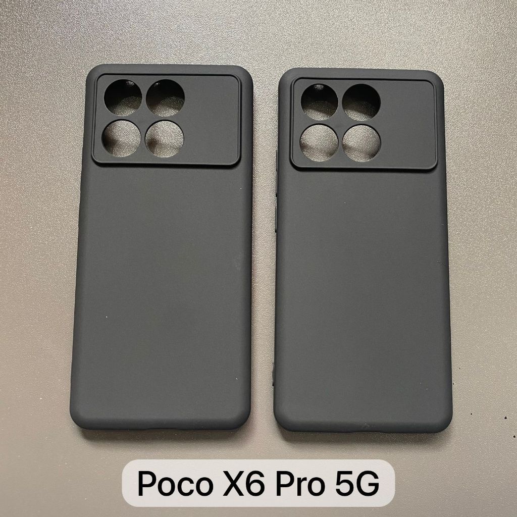 Jual Soft Case XIAOMI POCO X6 5G / POCO X6 PRO 5G Case Black Casing ...