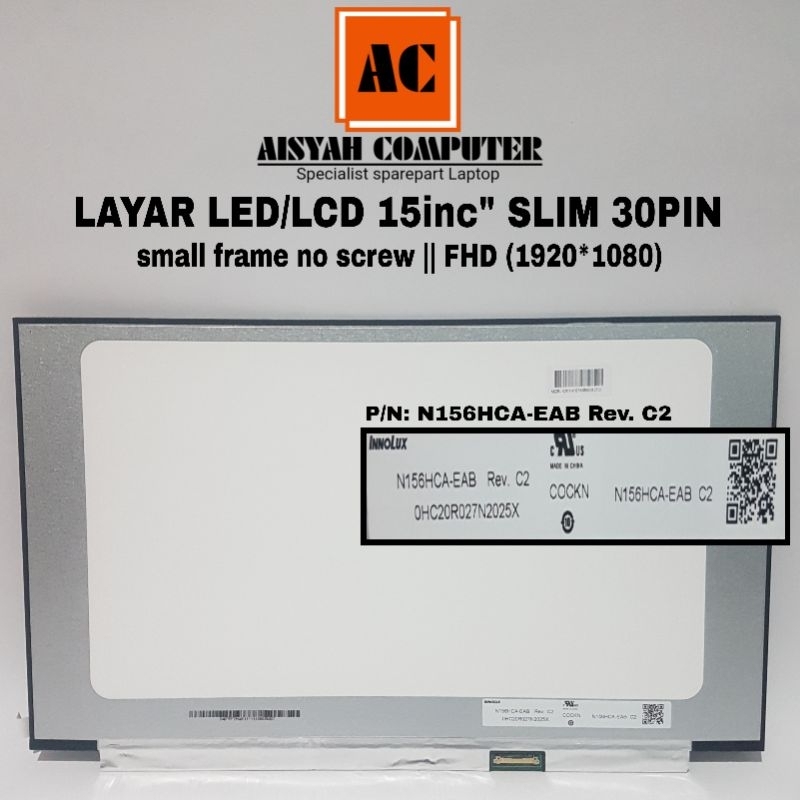 Jual Layar / LED ASUS VIVOBOOK A516K A516E A516J A516MA - 15.6 Slim ...