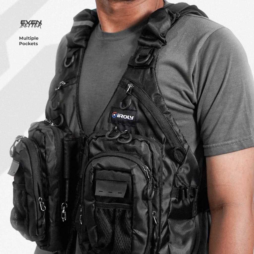 Jual ROMPI MANCING / IROLY FISHING VEST | Shopee Indonesia