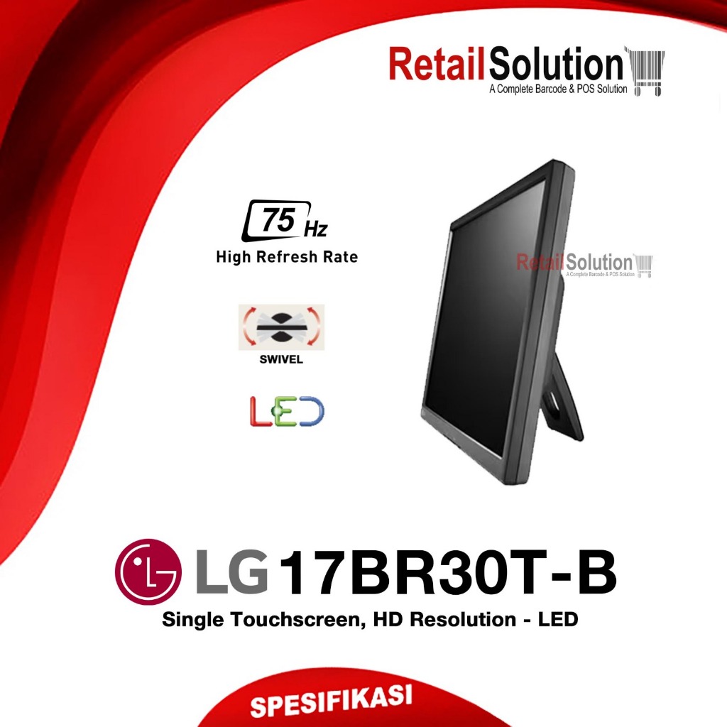 Jual Monitor Touchscreen HD 75Hz - LG 17BR30-T 17BR30T Garansi Resmi | Shopee Indonesia