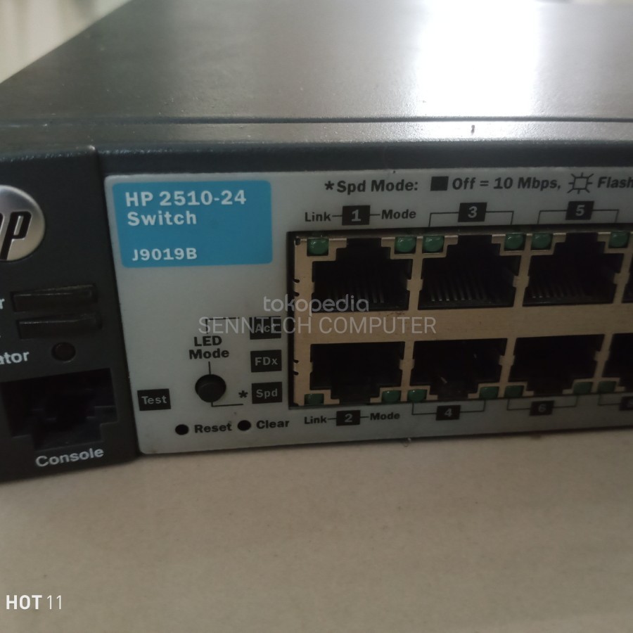 Jual Switch HUb HP 2510-24 Managed Ethernet 2 x combo Gigabit SFP ...
