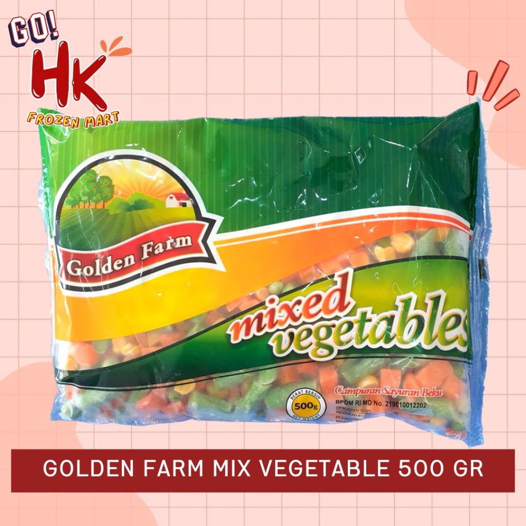 Jual Golden Farm Mix Vegetable 500gr | sayuran beku campur buncis ...