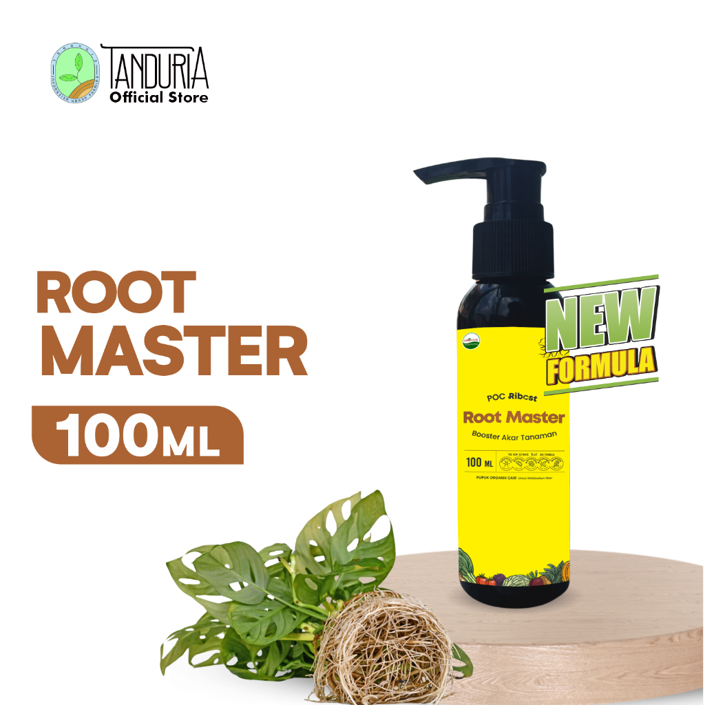 Jual TANDURIA - Ribost Root Master Perangsang Akar Pupuk Organik Cair POC 100 ml | Shopee Indonesia