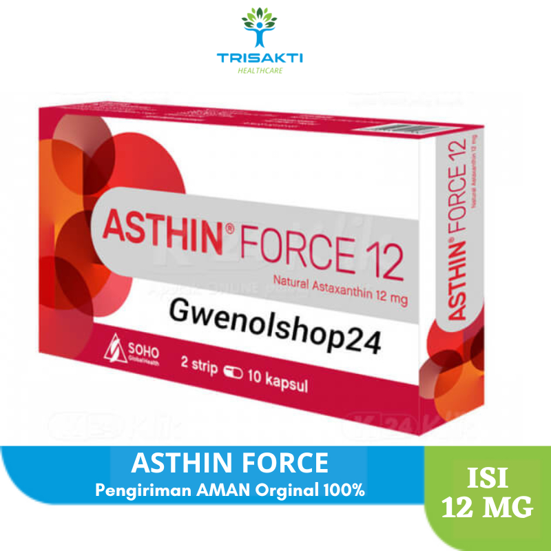 Jual ASTHIN FORCE 4 MG / 6 MG / 12 MG - SUPLEMEN MULTI VITAMIN DAYA ...