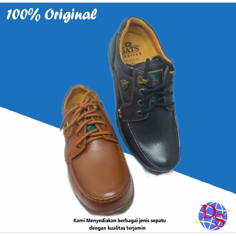 Jual Sepatu Pria Formal Loafers Gats PW 0001 Sepatu Kerja Tali Sepatu ...