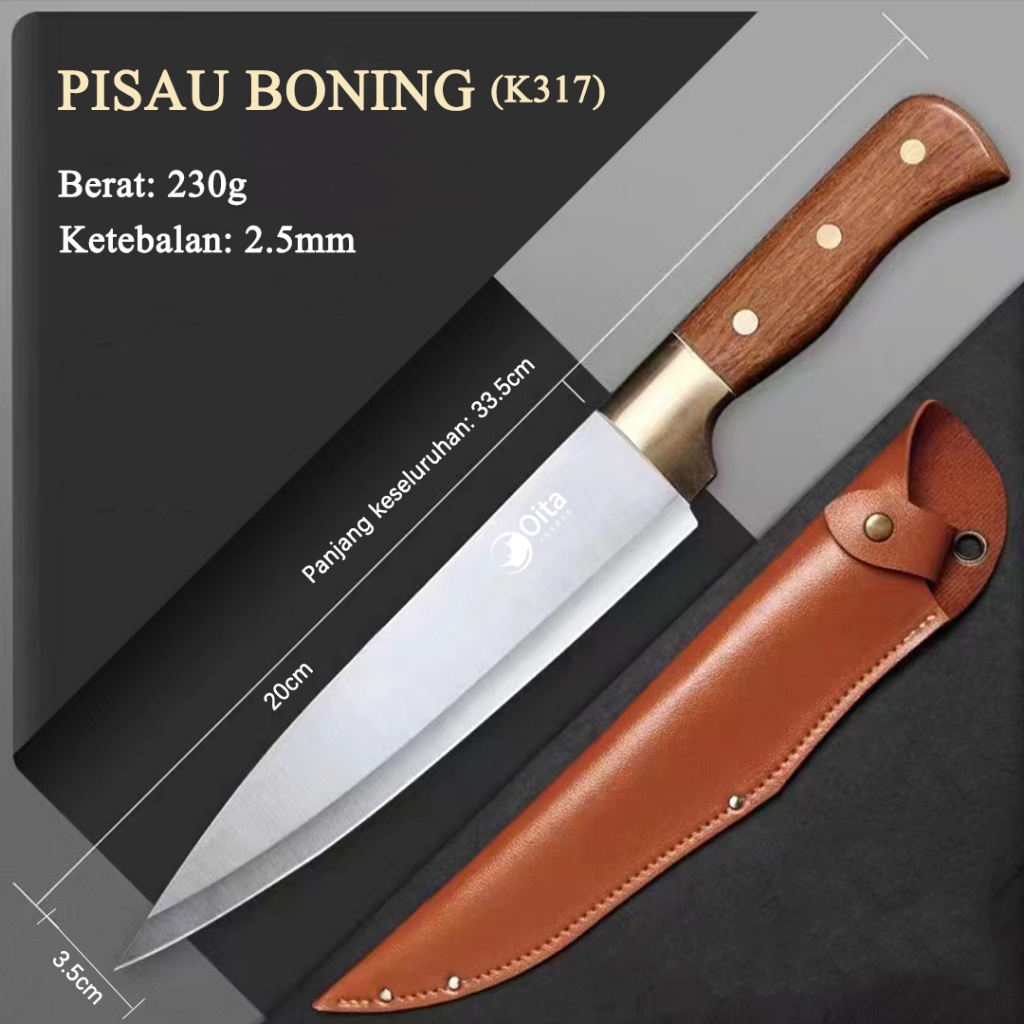 Jual Pisau Daging Super Tajam Boning Knife Japanese Potong Pemotong ...