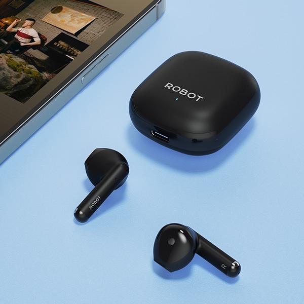 Jual Robot TWS Wireless Earphone Airbuds T60 Original BT 5.3 True ...