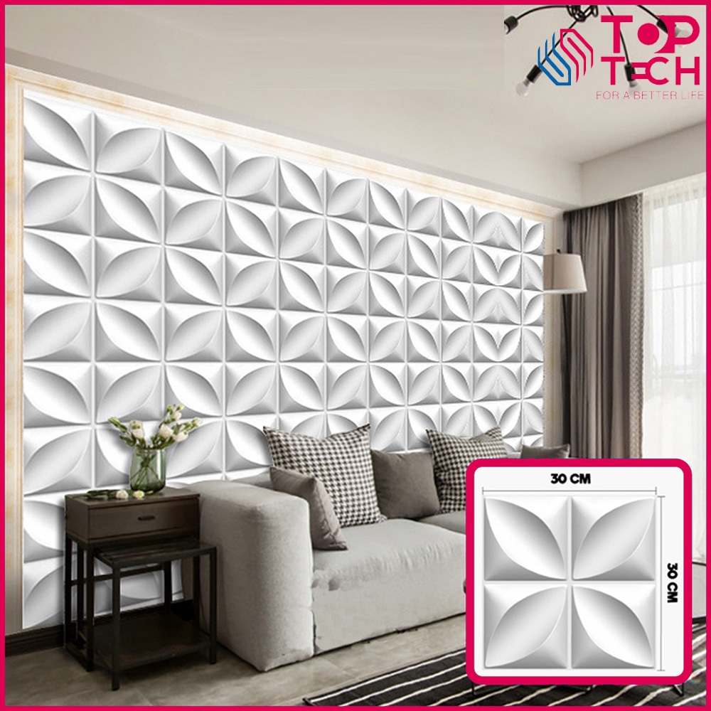 Jual Toptech - WALL PANEL 3D PVC WALLPANEL WALLPAPER DINDING / WALL ...
