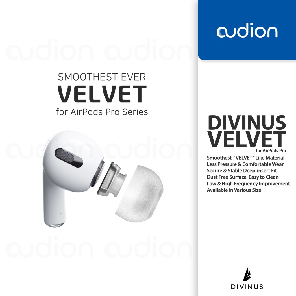 Jual DIVINUS VELVET for Apple AirPods Pro Gen 1 & 2 | Ultra Smooth ...
