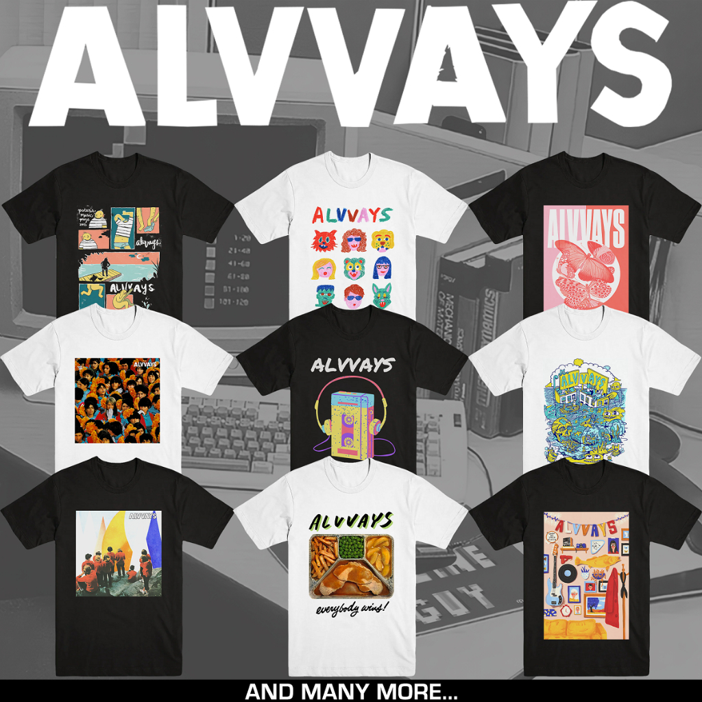 Jual ALVVAYS | T-SHIRT BAND | INDIE POP | MERCHANDISE | Shopee Indonesia