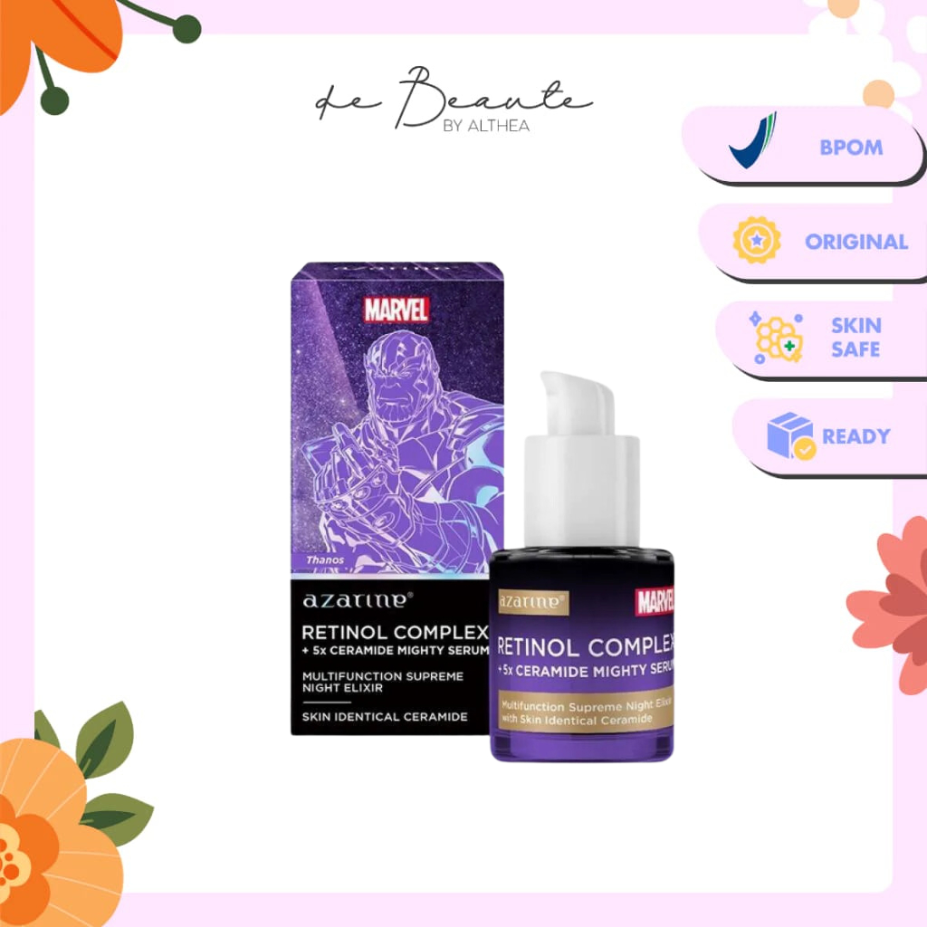Jual Azarine x Marvel Retinol Complex + 5x Ceramide Mighty Serum 20ml ...
