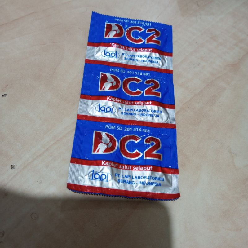 Jual DC2 LAPI STRIP 6 TABLET ( ORIGINAL ) SUPLEMEN SENDI VITAMIN TULANG ...