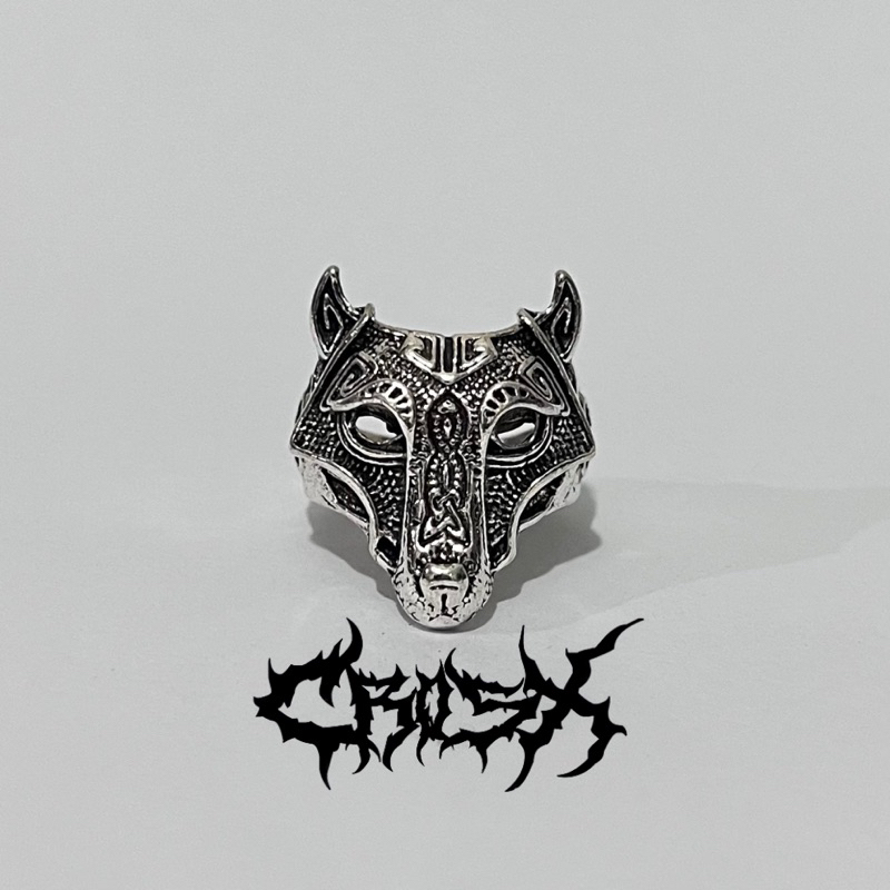 Jual YETI RING / WOLF RING ANUBIS SERIGALA CROSS SALIB / CINCIN ...