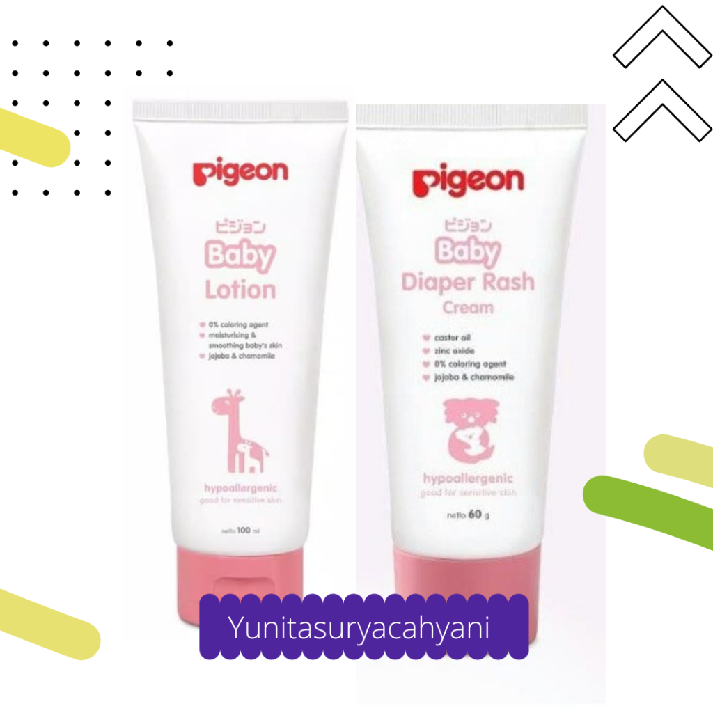 Jual Pigeon Baby Lotion - 100 mL/Pigeon Baby Cream Diaper Rash 60g ...