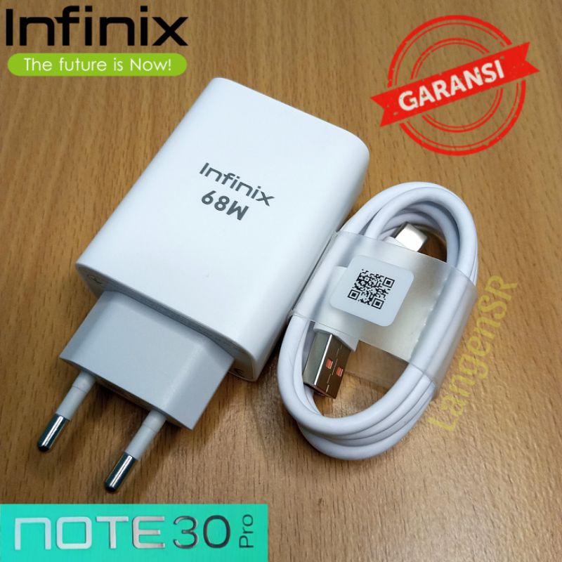 Jual Charger INFINIX Note 30Pro ALL ROUND FASTCHARGE 68Watt Dijamin ...