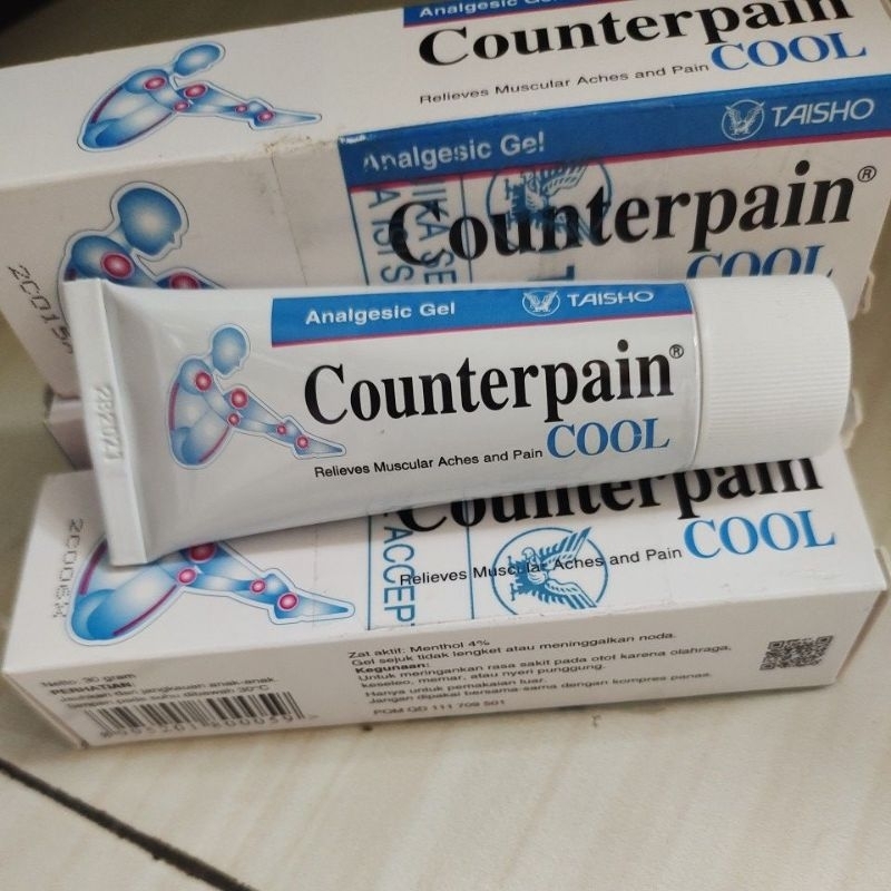 Jual COUNTERPAIN COOL netto30gr(Biru) | Shopee Indonesia