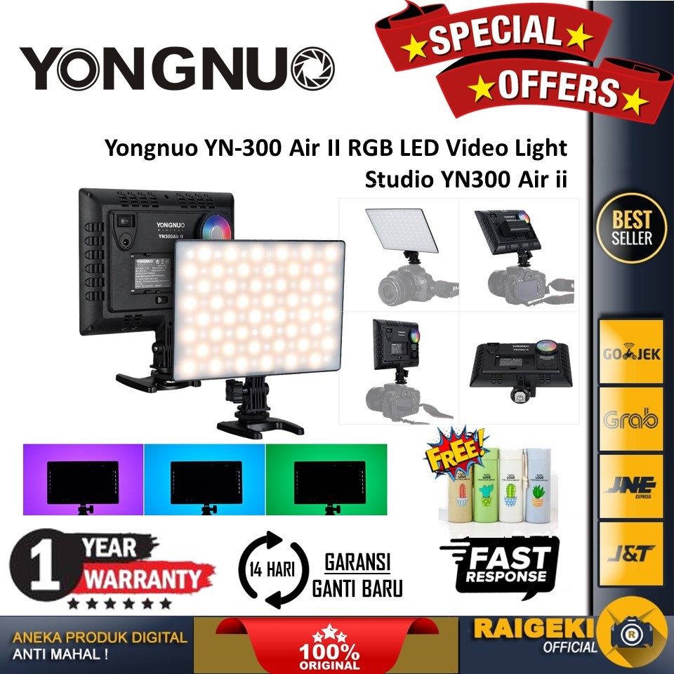 Jual Yongnuo YN-300 Air II RGB LED Video Light Studio YN300 Air ii ...
