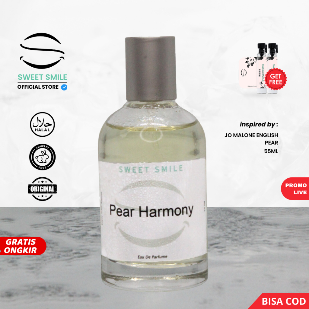 Jual Parfume SWEET SMILE Aroma Pear Harmony EDP Wangi Tahan Lama ...