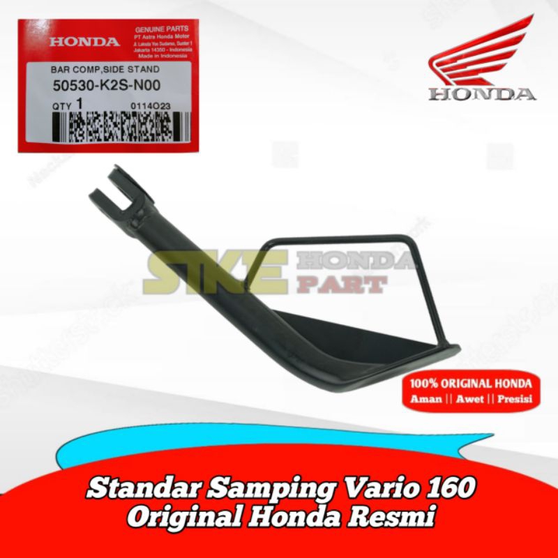 Jual 50530-K2S-N00 Standar Samping Vario 160 Original Honda Resmi ...