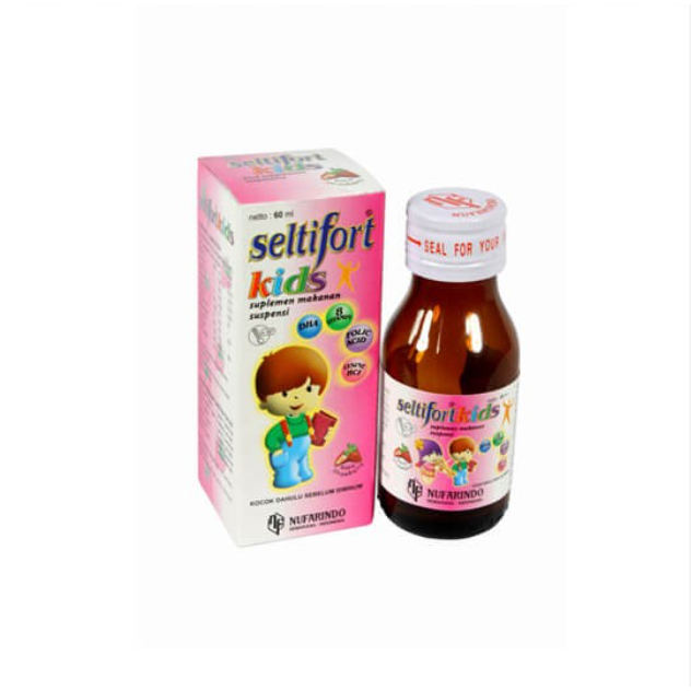Jual SELTIFORT KIDS SUPLEMEN MAKANAN SIRUP 60 ML RASA STRAWBERRY ...