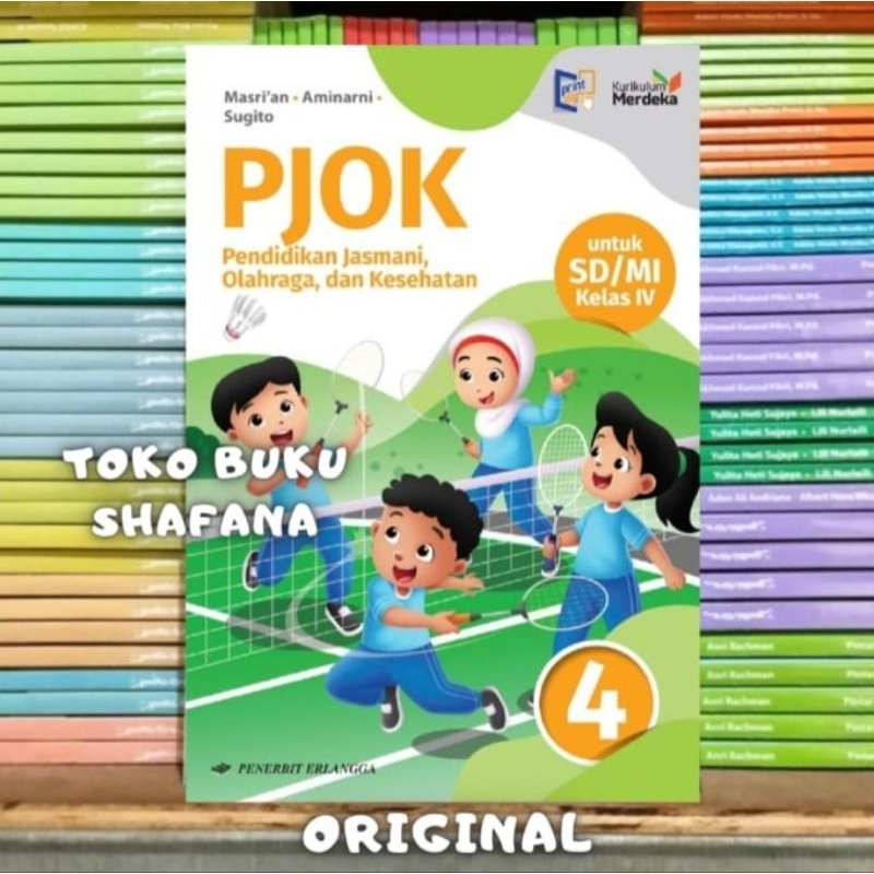 Jual BUKU PJOK KELAS 1 2 3 4 5 6 SD/MI ERLANGGA KURIKULUM MERDEKA TERBARU - PENJASORKES ...