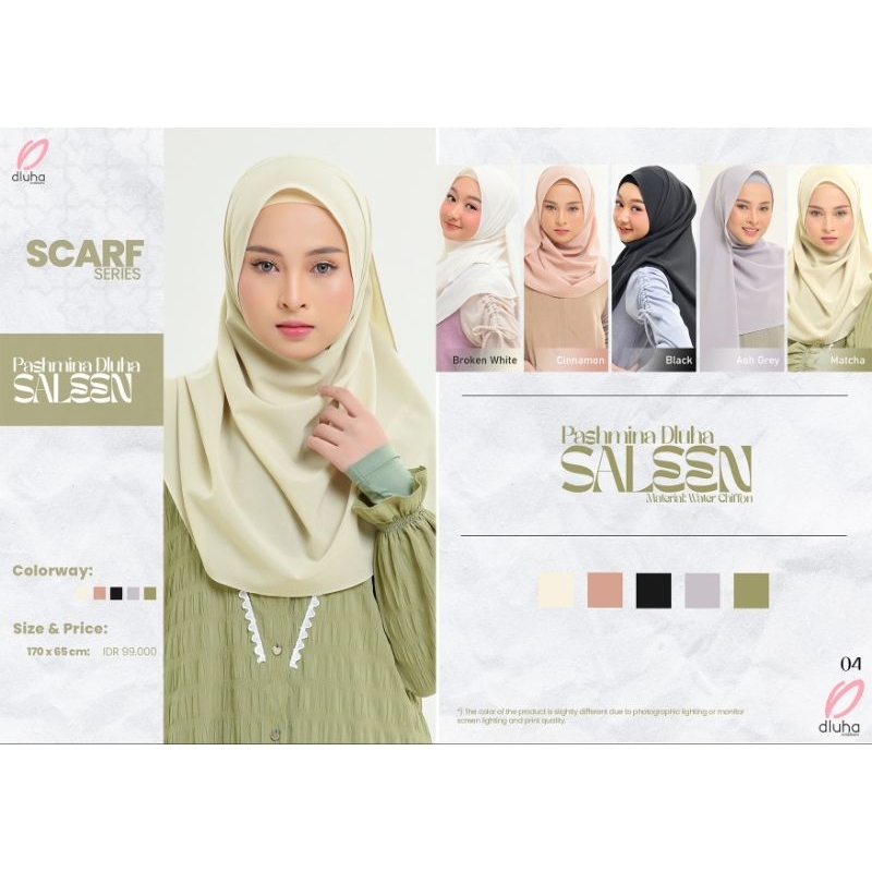 Jual RABBANI - Pashmina DLuha Saleen | Shopee Indonesia