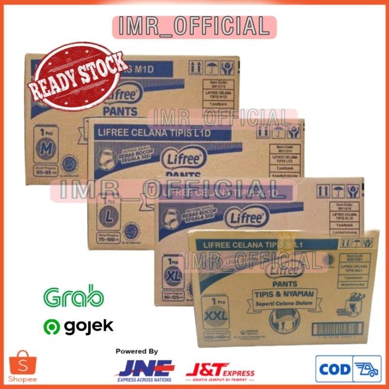 Jual POPOK CELANA DEWASA LIFREE M/L/XL/XXL KARTONAN ISI 48PCS | Shopee Indonesia