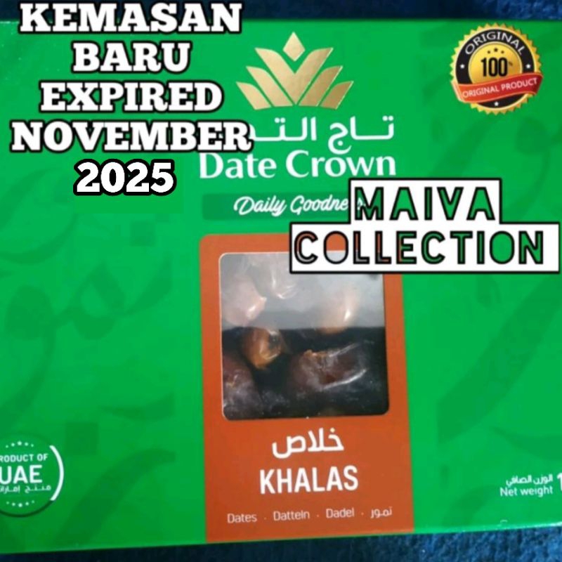 Jual Exp 2026 November, Kurma date crown khalas 1kg/date crown khalas ...