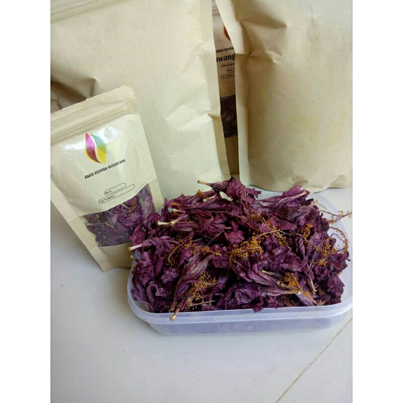 Jual Teh bunga sepatu kering 50gr (Hibiscus rosa-sinensis) 100% asli ...