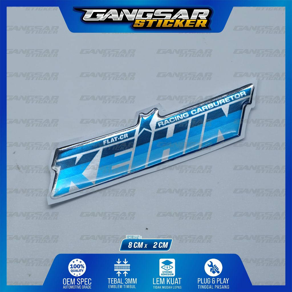 Jual emblem timbul keihin / emblem keihin / sticker 3d keihin | Shopee ...