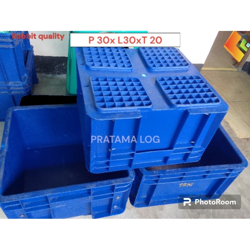 Jual Box countainer bekas merk rabbit 33x33x22cm | Shopee Indonesia