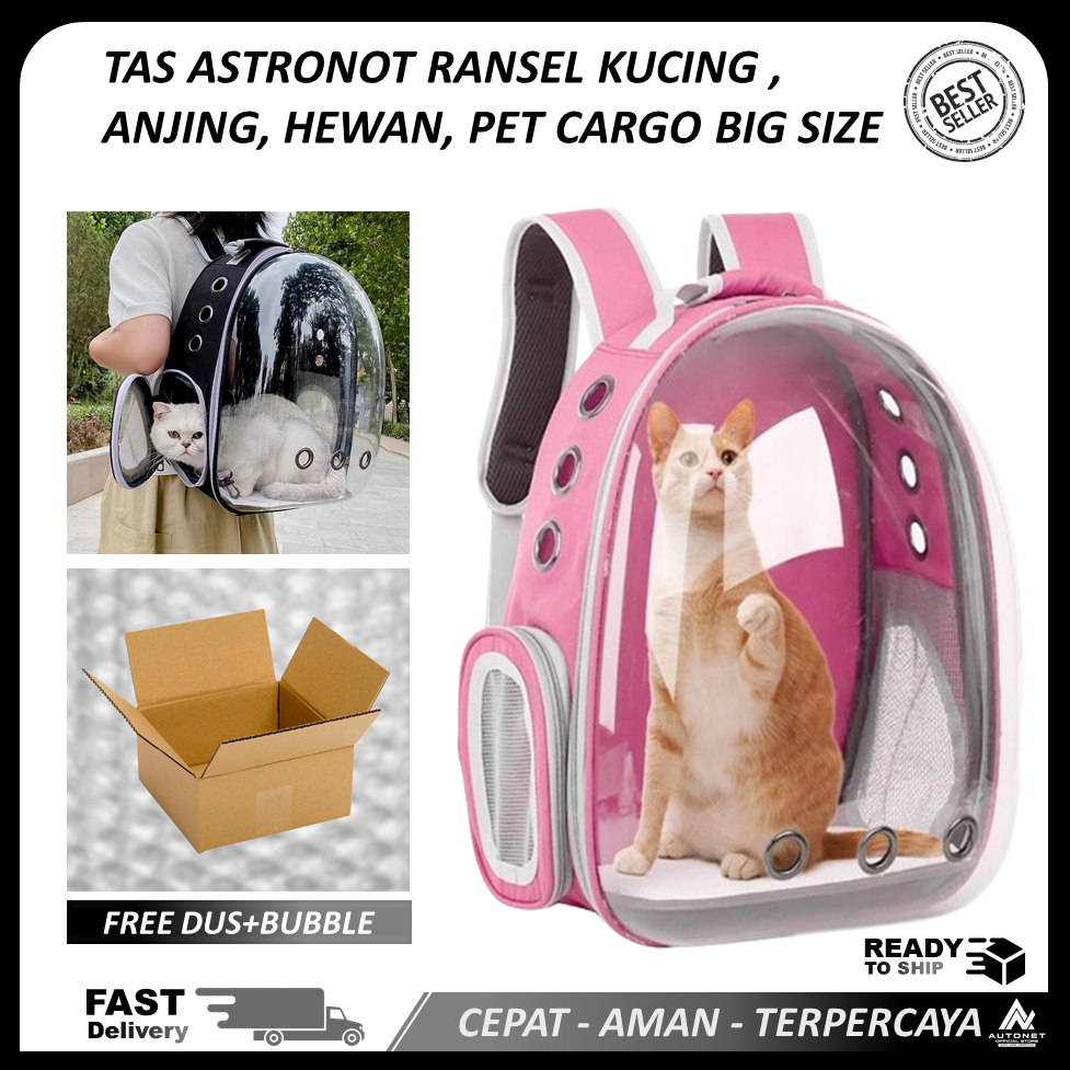 Jual Tas Kucing Ransel Kucing Astronot Tas Ransel Travelling Hewan ...
