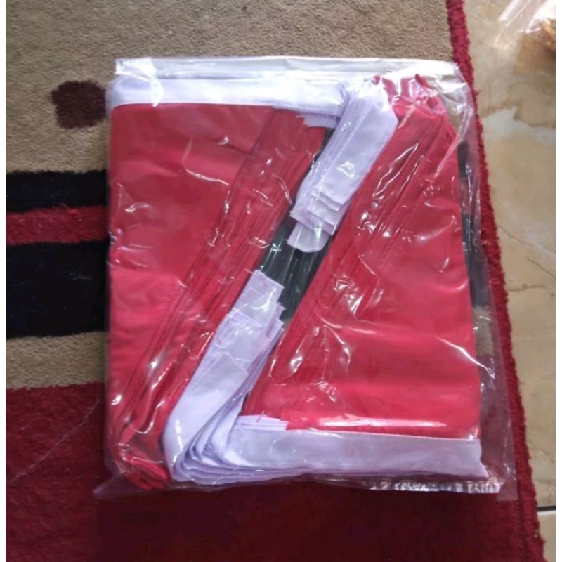 Jual Syal Merah Putih Segitiga Slayer Paskibra Merah Putih 20 Biji ...
