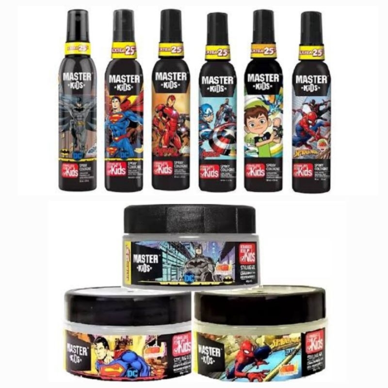 Jual Master Kids Styling Gel Cologne Spray - Masterkids Minyak Rambut ...