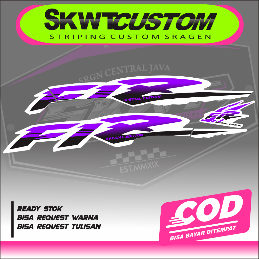Jual STRIPING F1 FORCE1 FIZ POSWAN | Shopee Indonesia