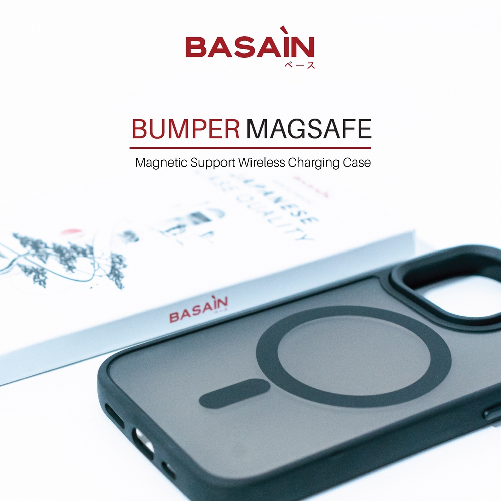 Jual Casing iPhone 15/Plus/Pro/Pro Max Bumper MagSafe BASAIN | Shopee ...